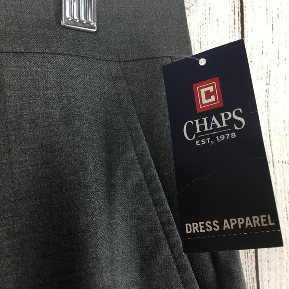 Chaps | Pants | Nwt Chaps Mens Dark Charcoal Pants Size 8 | Poshmark